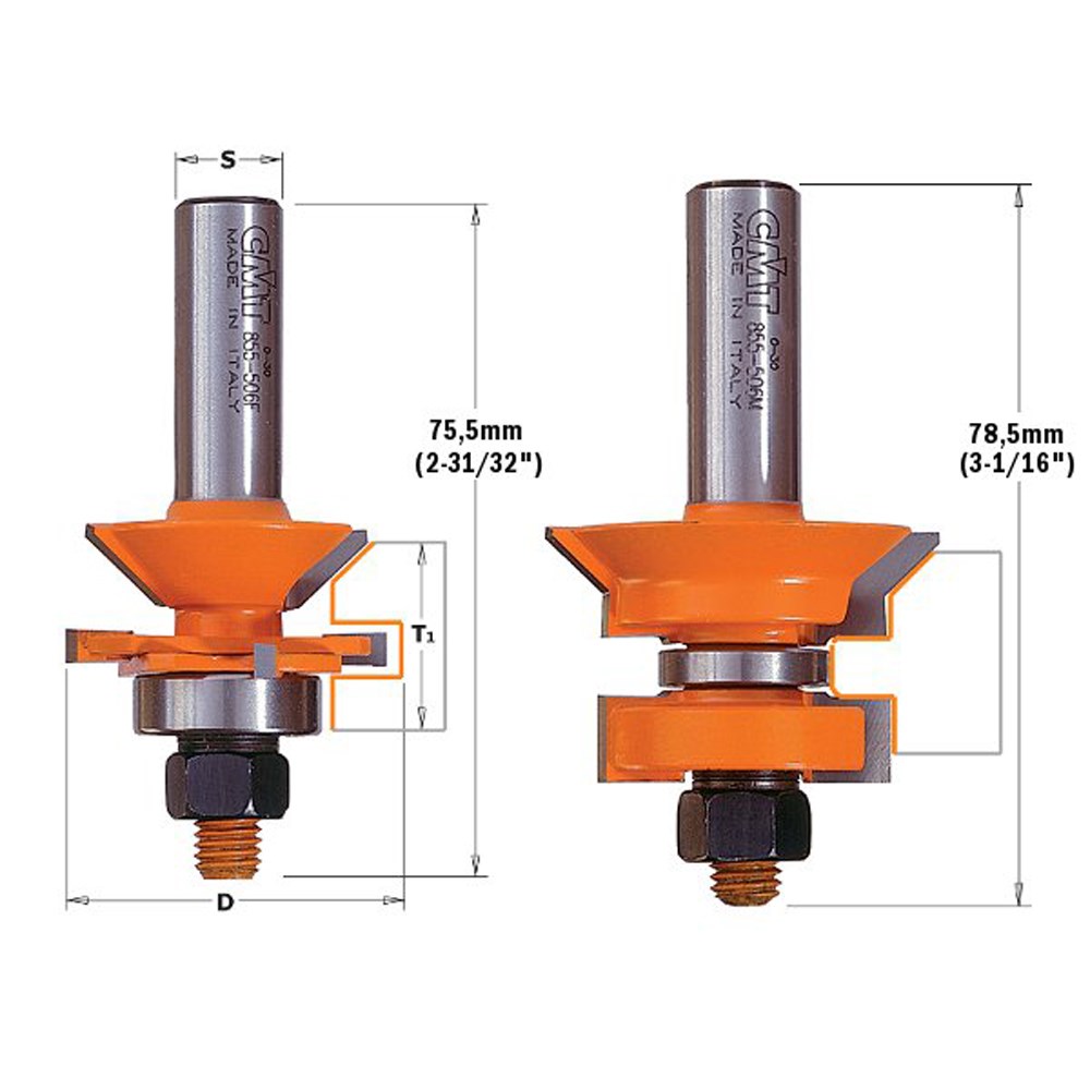 Router for tongue and groove store