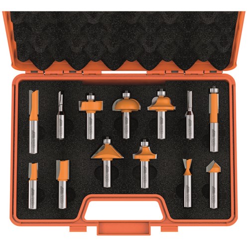 CMT 13 Piece Router Bit Set Carbatec