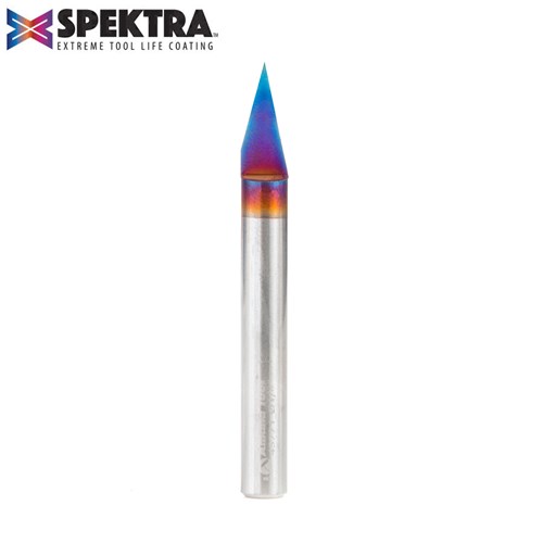 Amana 45771 K Spektra Solid Carbide Engraving Bit 30 Angle 1 4 Shank Carbatec