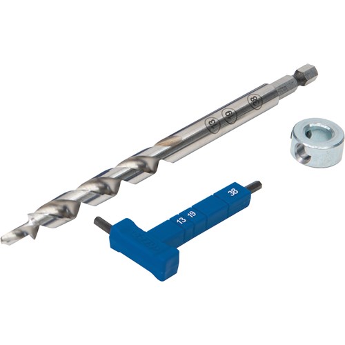 Kreg pocket hole jig drill bit setup store