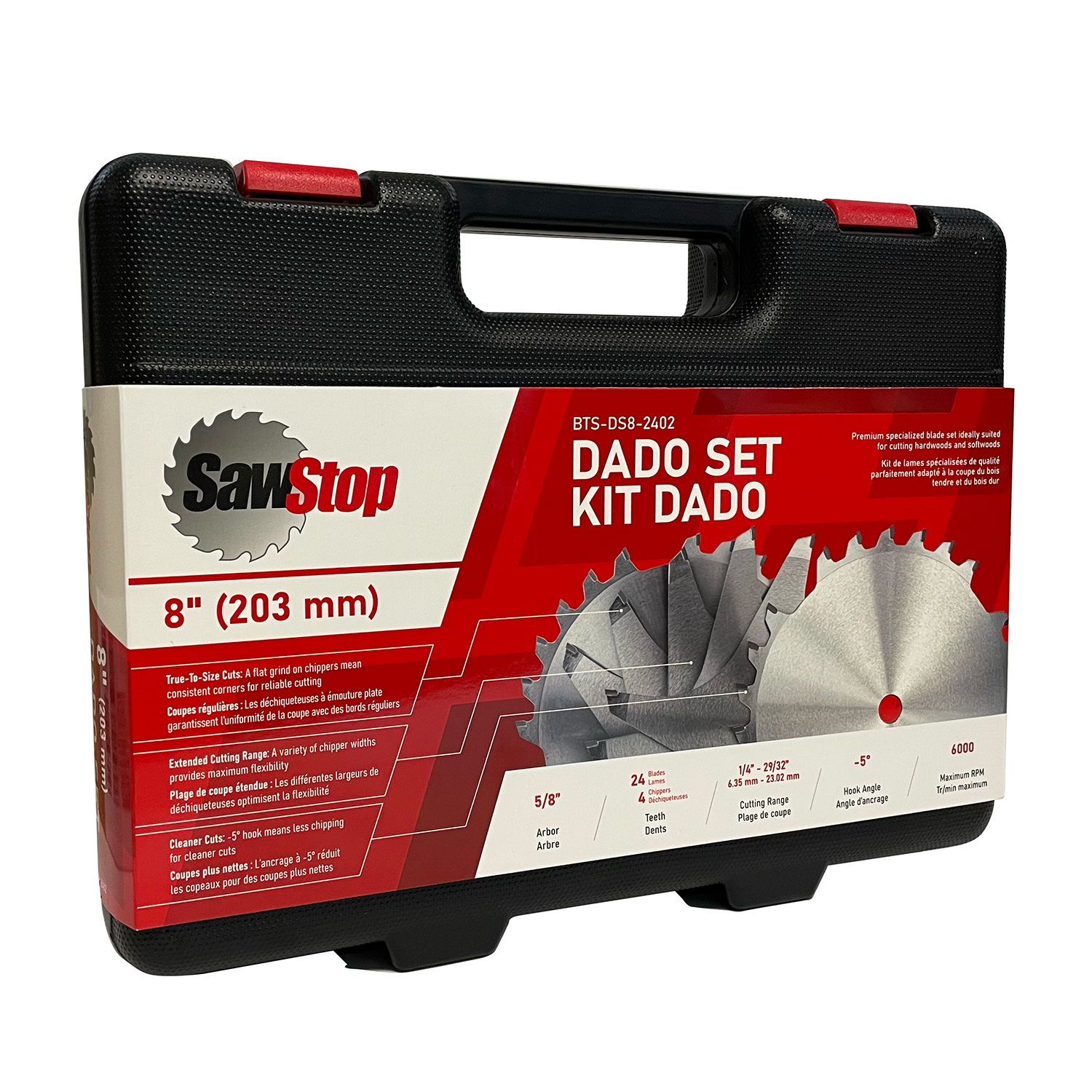 SawStop Premium 8 Dado Set Carbatec