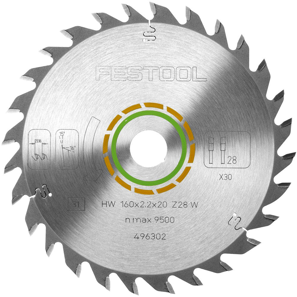 Shop Festool Blades, online at Carbatec