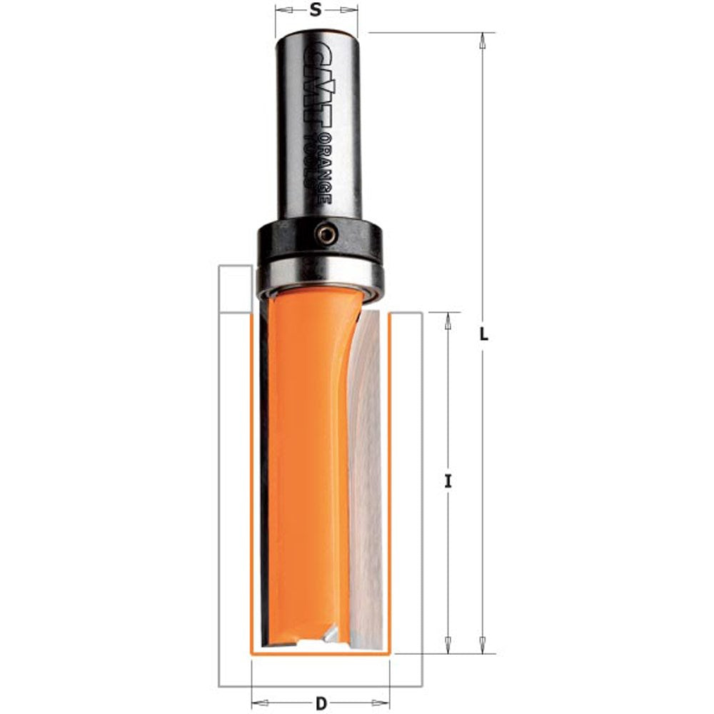 Buy CMT Pattern Router Bit with Bearing - Long Series – 3/4" (19mm ...