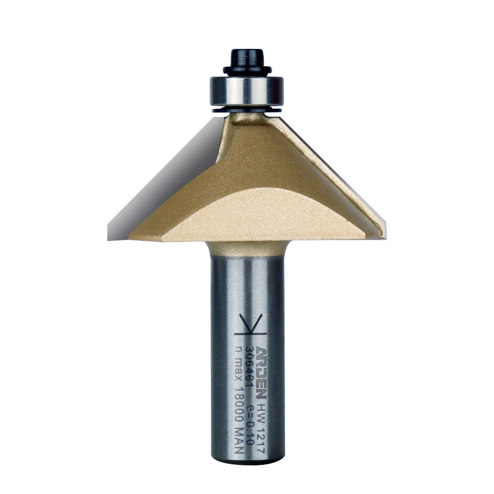 Buy Arden Chamfer Bit with Bearing - 47.6mm Diameter 45° Angle 1/2 ...