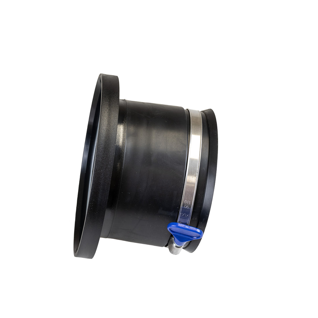 Buy Carbatec Rubber Fitting Magnetic Dust Connector 100mm Steel Side by ...