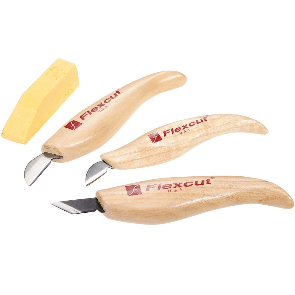 Buy Flexcut Chip Carving Set by FLEXCUT online - Carbatec