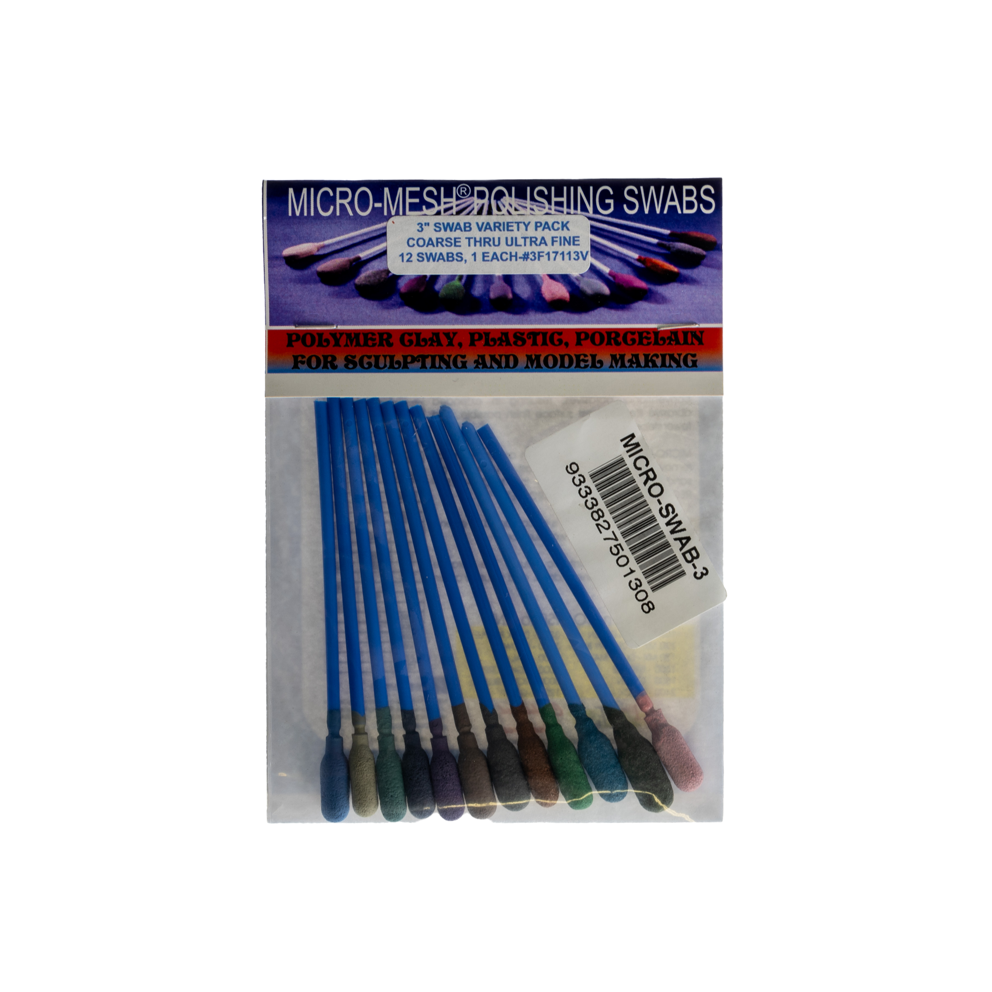Buy Micro-Mesh Polishing Swabs 3" Set of 12 Variety by MICRO SURFACE ...