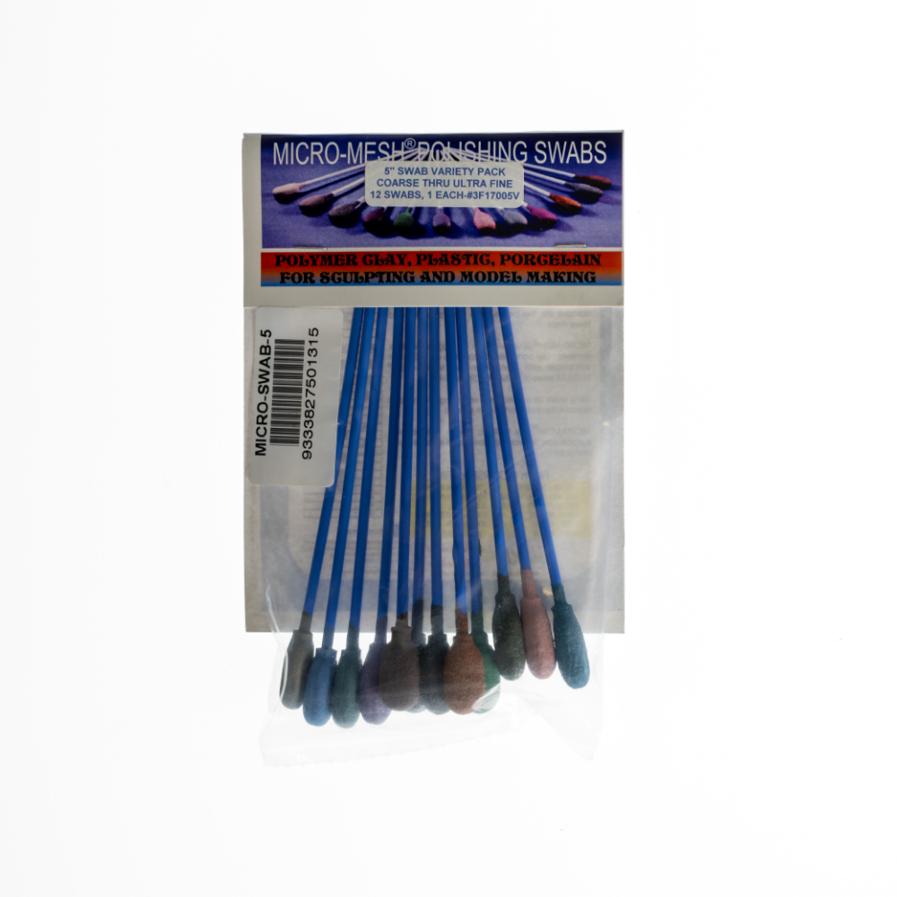 Buy Micro-Mesh Polishing Swabs 5" Set of 12 Variety by MICRO SURFACE ...