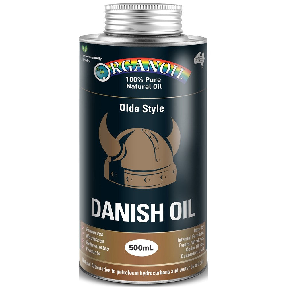 Buy Organoil Danish Oil - 500ml by ORGANOIL online - Carbatec