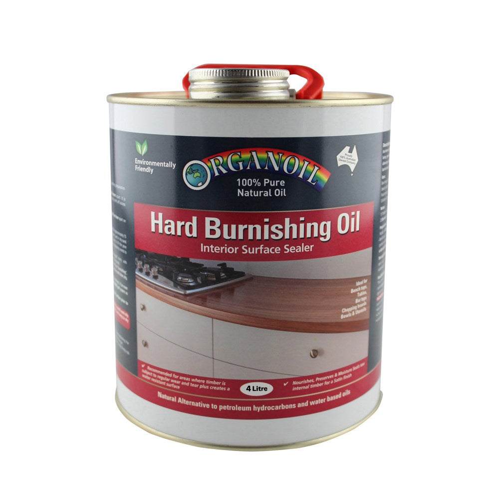 Buy Organoil Hard Burnishing Oil - 4ltr by ORGANOIL online - Carbatec