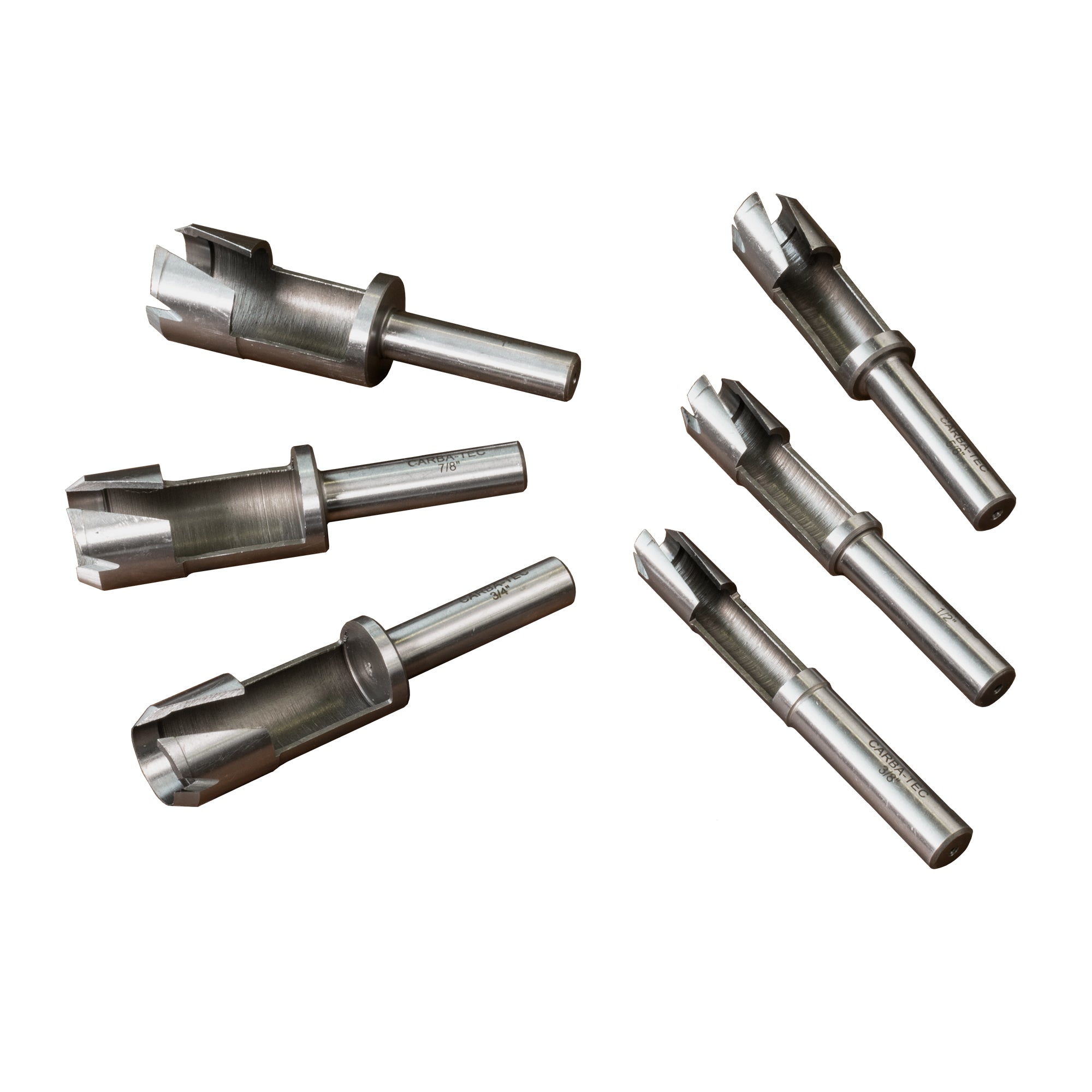 Buy Carbatec 6 Piece Barrel Plug cutter Set by CARBATEC online - Carbatec