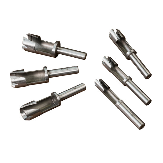 Buy Carbatec 6 Piece Barrel Plug cutter Set by CARBATEC online - Carbatec