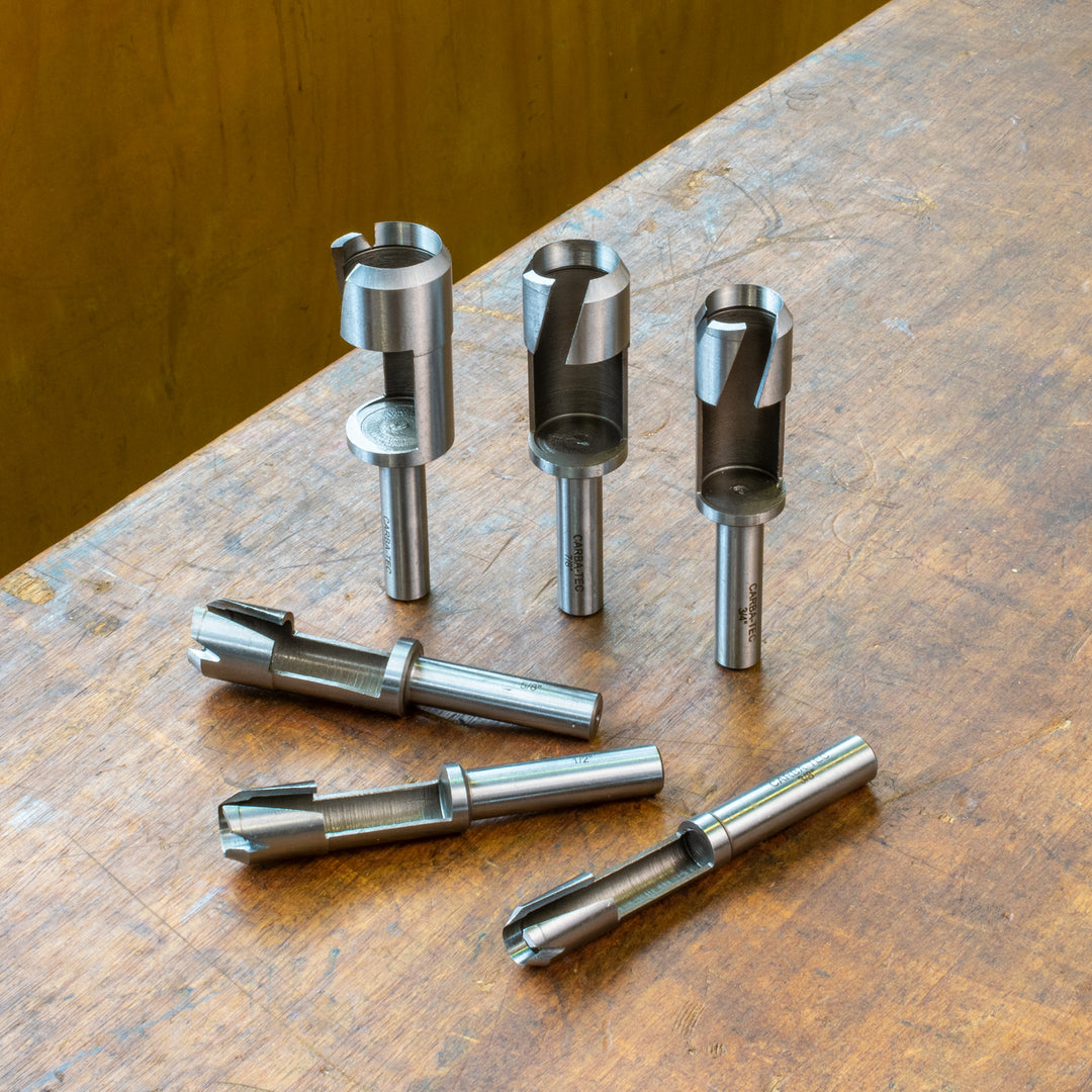 Buy Carbatec 6 Piece Barrel Plug cutter Set by CARBATEC online - Carbatec