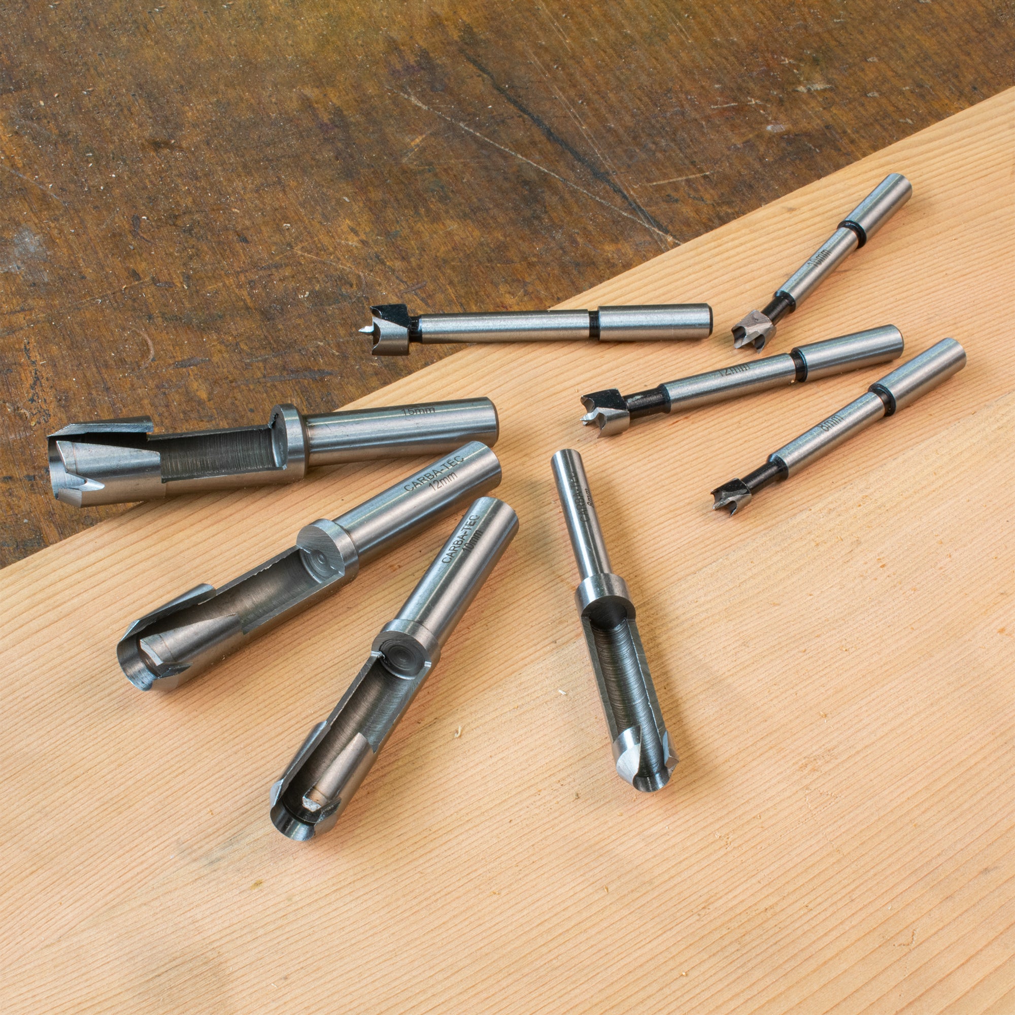 Buy Carbatec Drill & Barrel Plug 8pce cutter Set - Small by CARBATEC ...