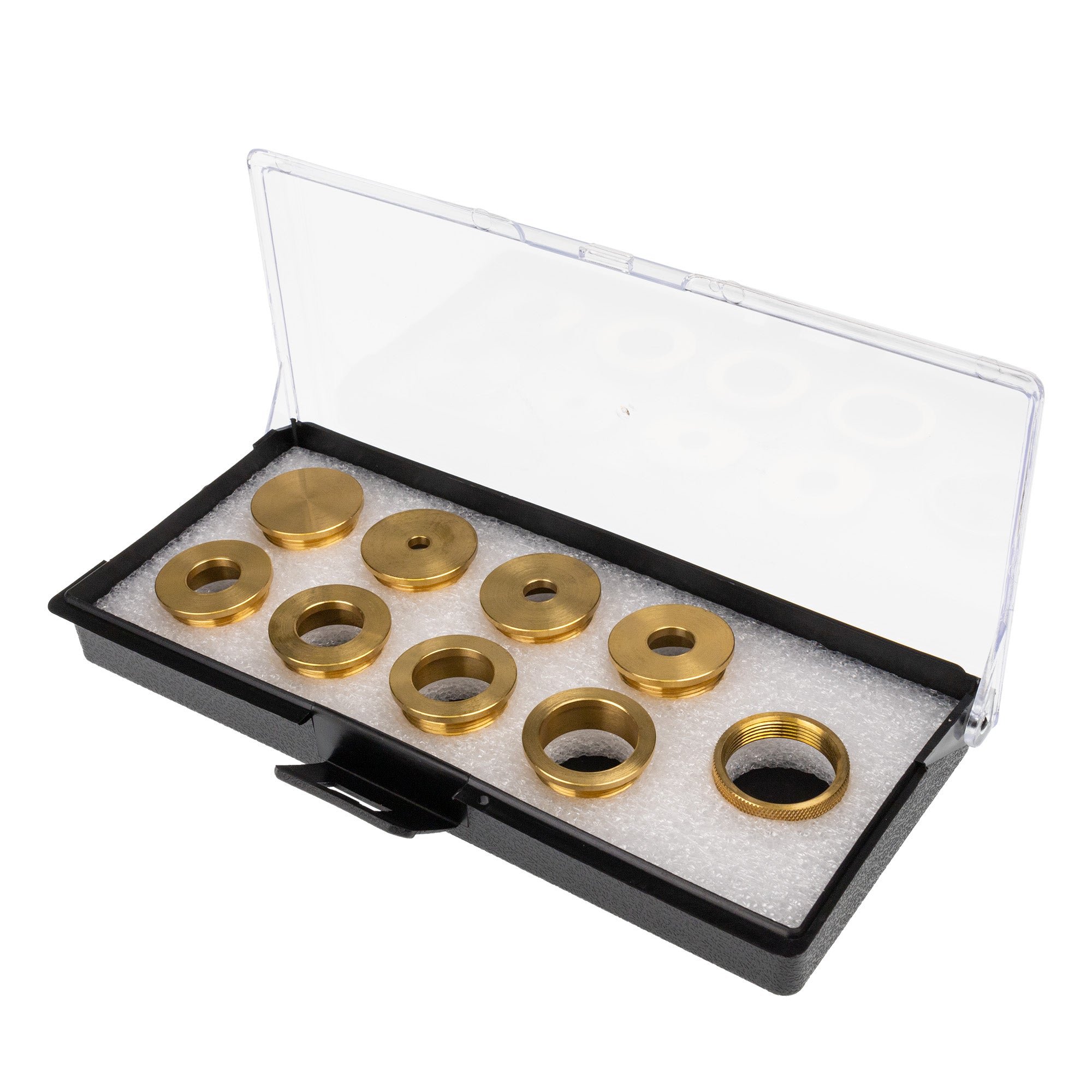 Buy Carbatec Router Plate Insert Set – 9pce Solid Brass Inserts by ...