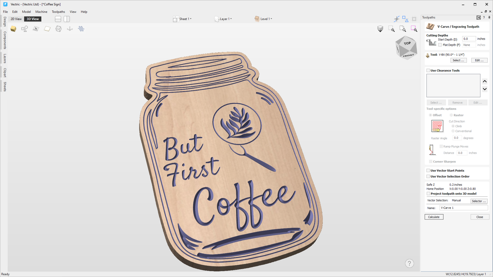 Buy VCarve Pro by Vectric by VECTRIC online - Carbatec