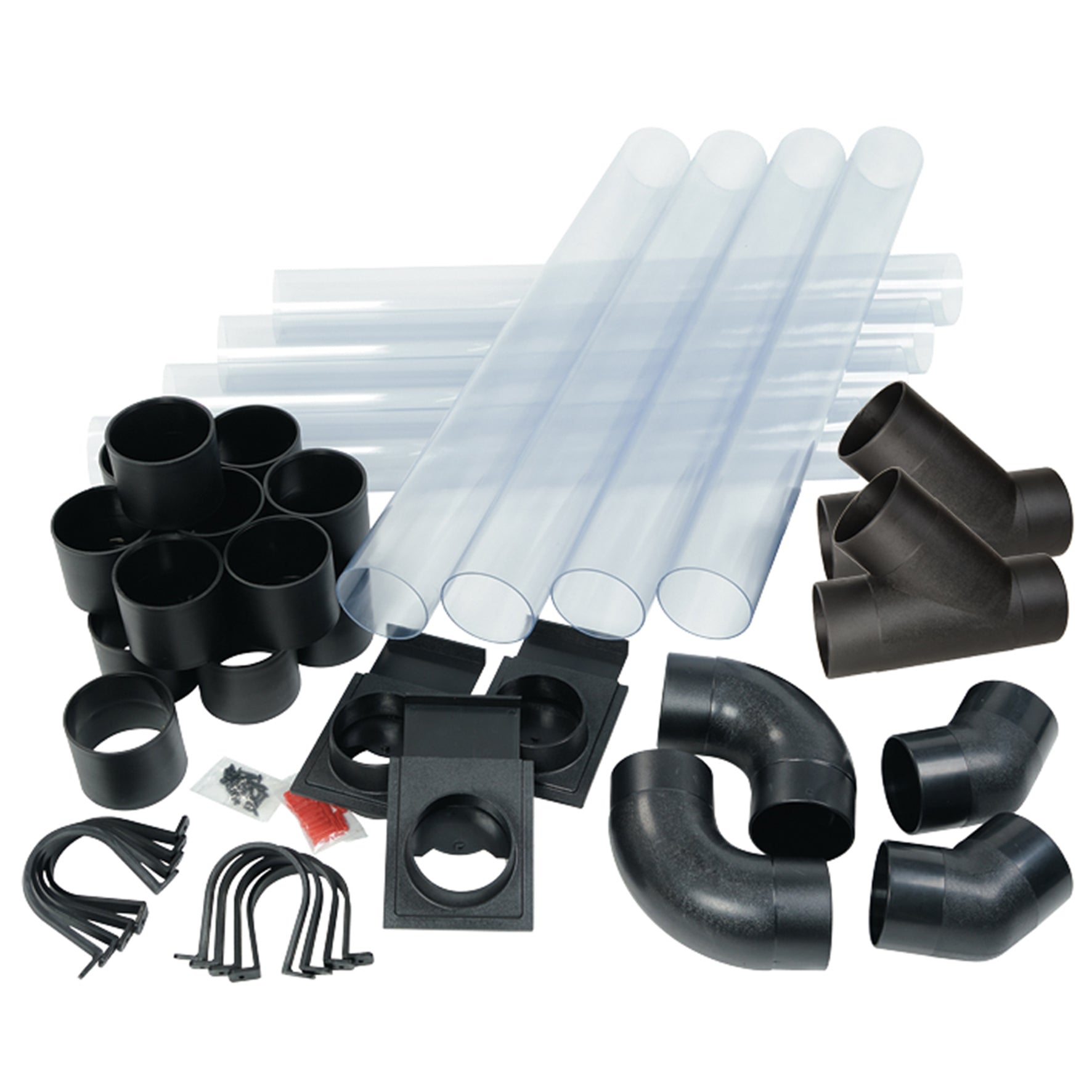 Buy Carbatec Clear Dust Extraction Ducting Kit with "Y" Fittings by ...